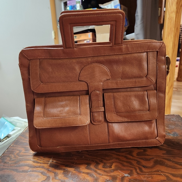 Bags | Vintage Leather Traveling Briefcase | Poshmark